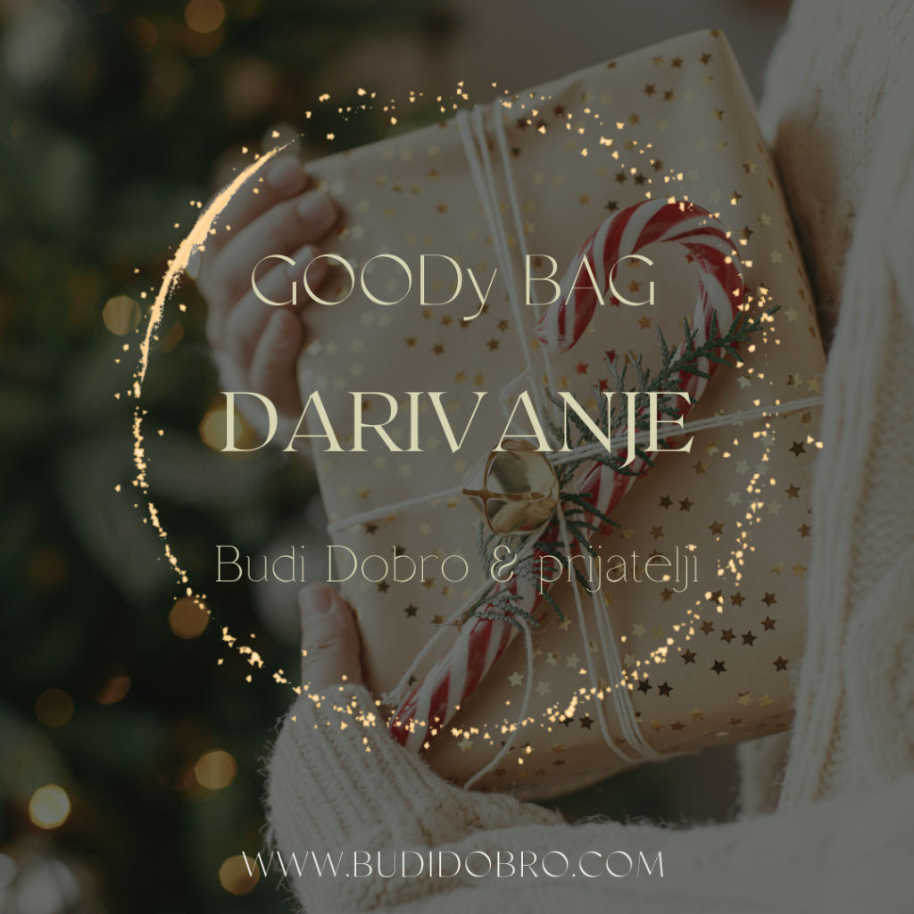 Advent na Budi Dobro: GOODy Bag Budi Dobro & prijatelji: DUH